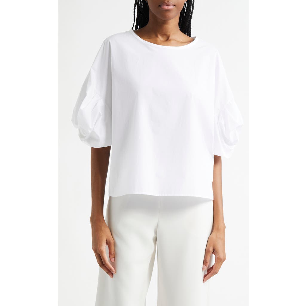 EMPORIO ARMANI Emporio Armani Cotton Poplin Pullover Top